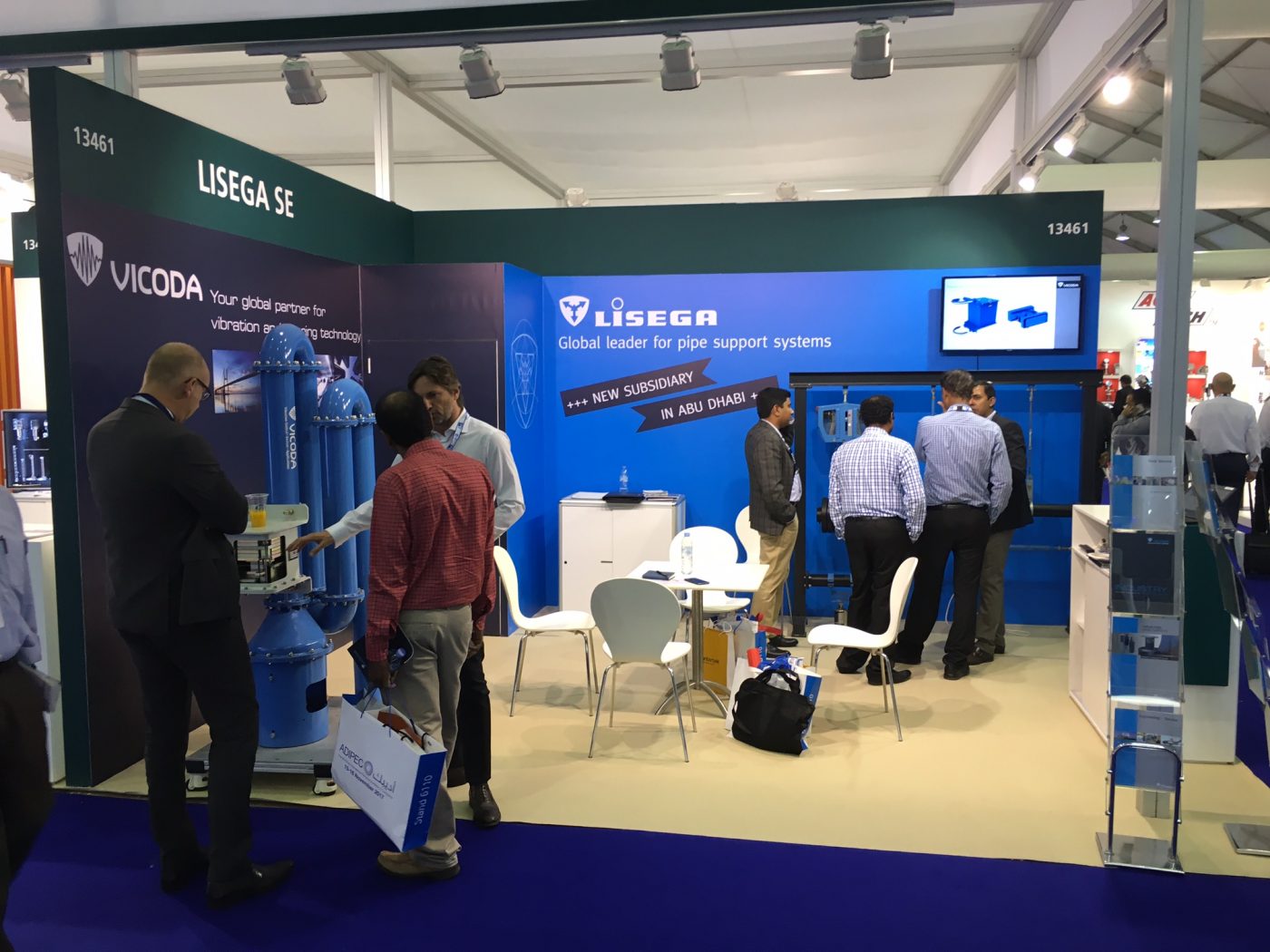 LISEGA and VICODA - ADIPEC in Abu Dhabi - LISEGA SE : LISEGA SE