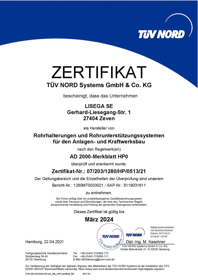 Zertifikate Archive - Seite 3 von 4 - LISEGA SE : LISEGA SE